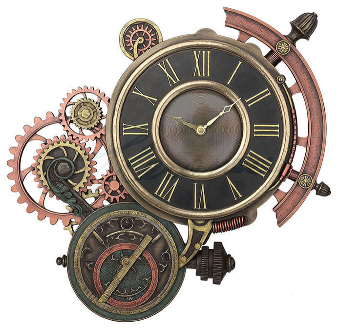 Steampunk Industrial Wall Clock - Industrial - Wall Clocks - by ...