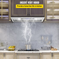 VEVOR Built-in Range Hood Insert Vent Hood 900CFM 30in Touch & Remote Control - Contemporary ...