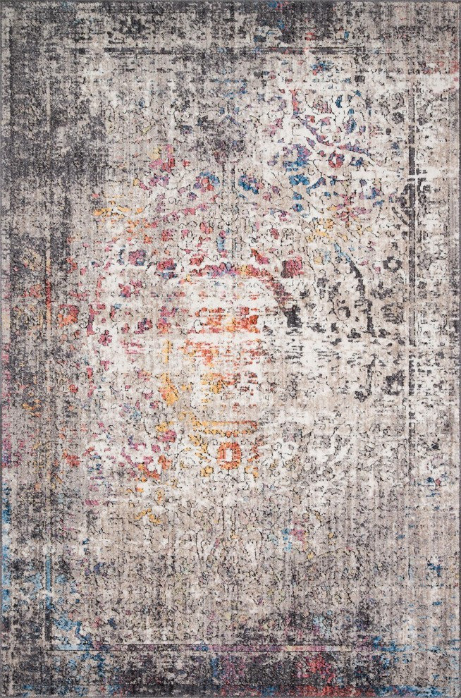 Granite/Multi Medusa Rug, 2'4"x4' - Contemporary - Area Rugs - by Loloi ...