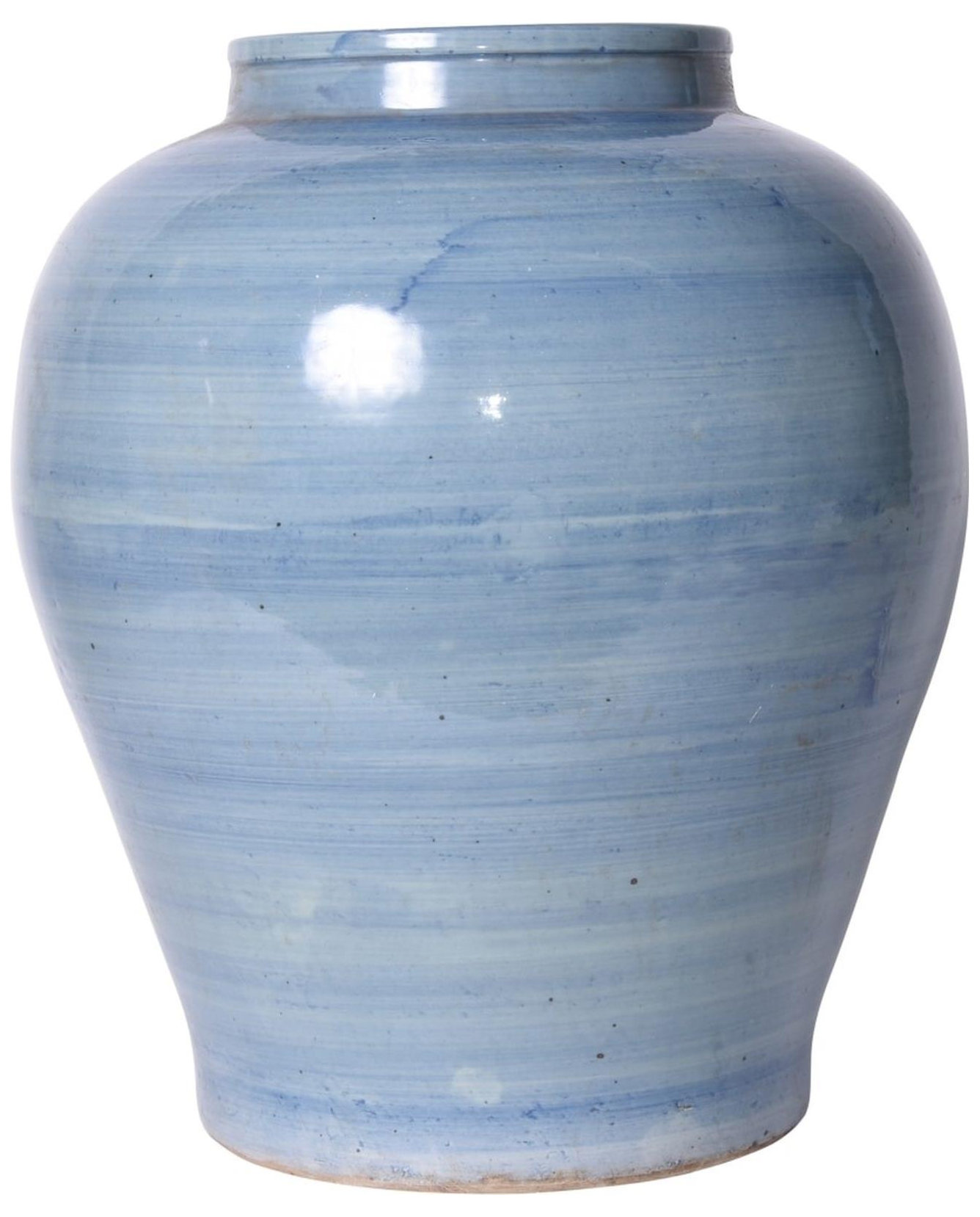 Traditional Lake Blue Porcelain Jar, Small - Asian - Vases - by ...