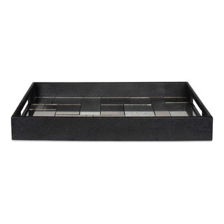 Uttermost Modern Mosaic Antique Mirrored Tray - Serving Trays - by ...