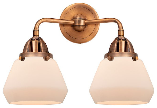 Innovations Fulton 2 Light 14.75" Bath, LED, AC/Frosted - Transitional ...