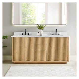 Clayton Bathroom Vanity, 72" - Transitional - Bathroom Vanities And ...