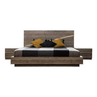 Porto Bed, King - Contemporary - Platform Beds - by Oak Idea ...