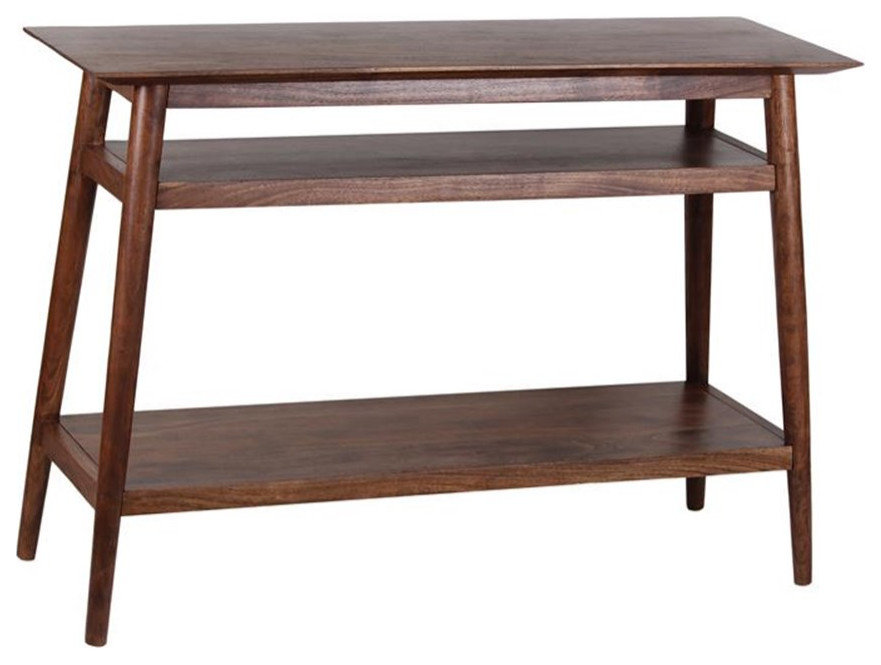 Porter Designs Portola Solid Acacia Wood Console Table - Brown ...