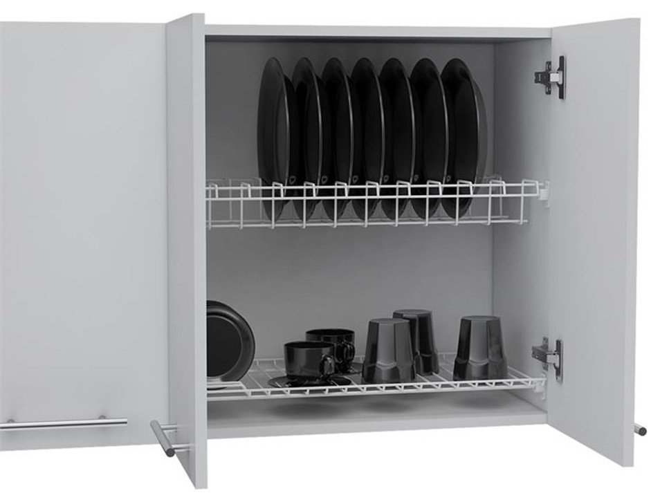 Home Square 2-Piece Set with Wall Cabinet and Storage Cabinet ...
