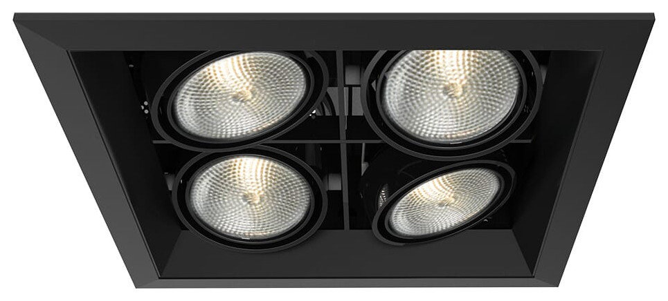 Black Recessed, 6.000 - Transitional - Recessed Lighting Kits - by ...