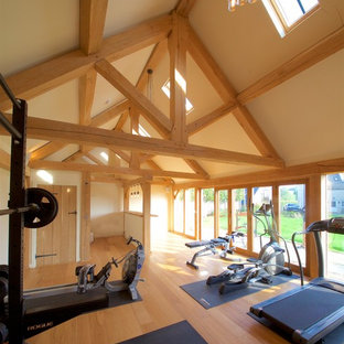 75 Beautiful Rustic Home Gym Pictures & Ideas | Houzz