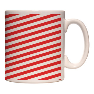 Peppermint Stripe Mug, 11 - Contemporary - Mugs - by Imaginarium Goods ...