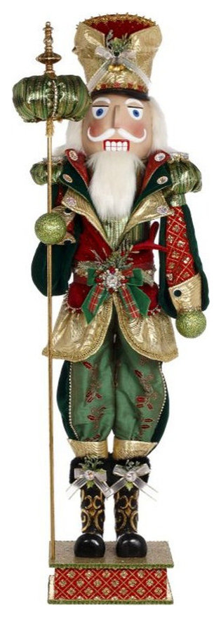 Mark Roberts Christmas 2019 Winter Green Nutcracker, 50" - Contemporary ...
