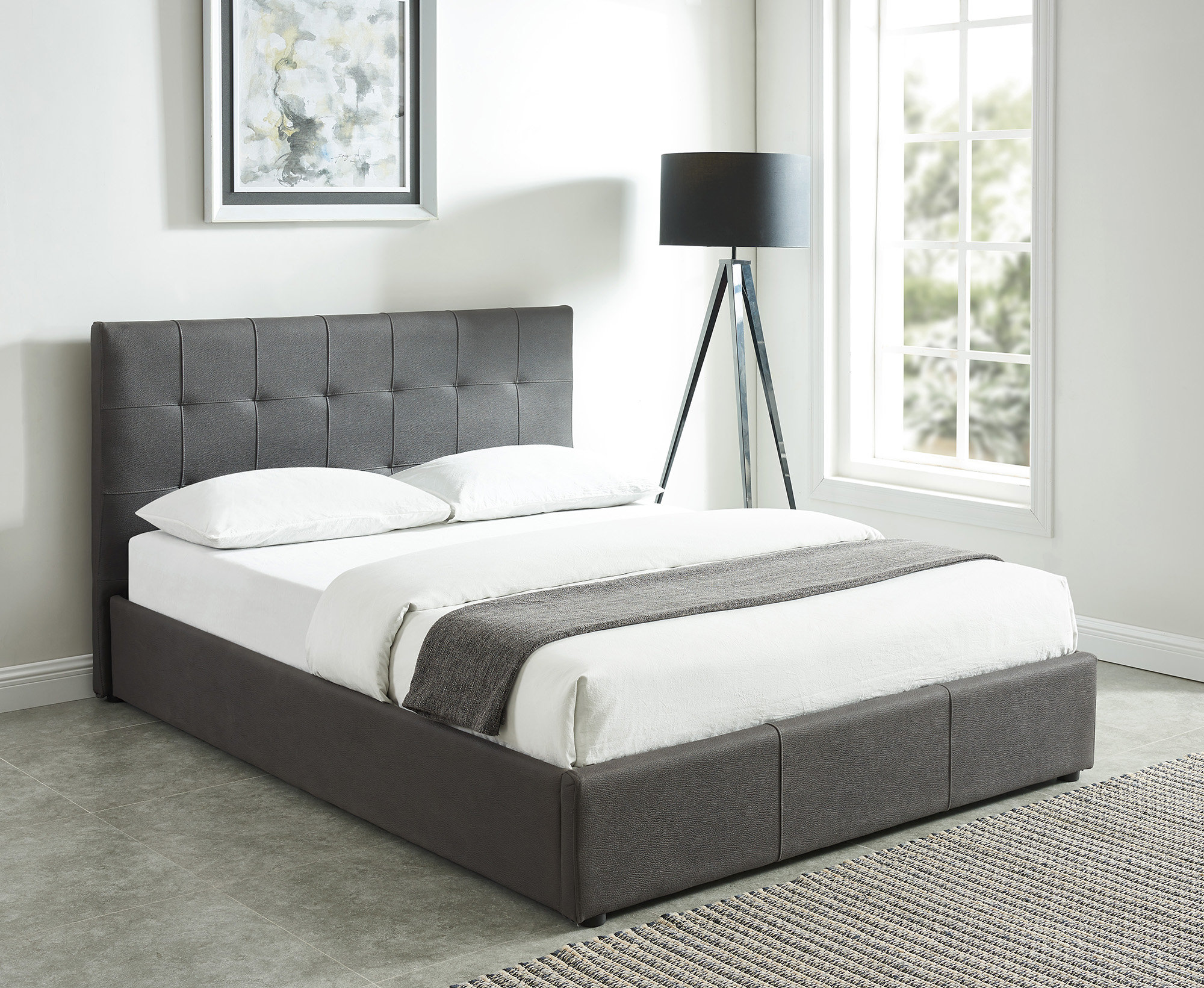 Modern Platform Bed with storage - Transitional - Platform Beds - by ...