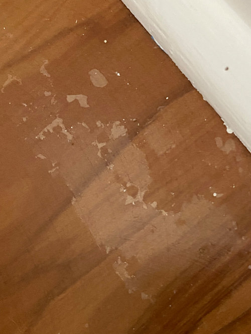 Floor finisher put poly over shellac & ruined my floors! How to fix?