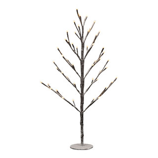 LED Lighted Tree Decor 23.25"H - Modern - Artificial Plants And Trees ...