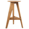 Round Teak Wood Kitchen Stool | dBodhi Berri - Transitional - Bar ...