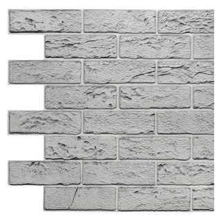Grey Bricks 3D Wall Panels - Contemporary - Wall Panels - by Dundee ...