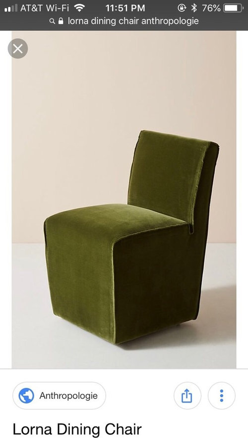 High style, low back chair a good idea?