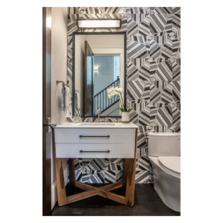 Ramble Renovation - Contemporary - Powder Room - Other - by Allard ...