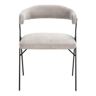 Safavieh Izzy Chenille Dining Chair, #N/A - Midcentury - Dining Chairs ...