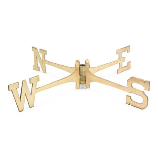 Brass Extra-Large 22" Weathervane Directionals by Good Directions ...
