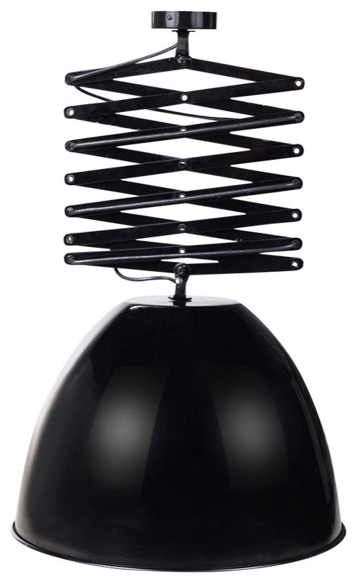Black Iron Scissor Pendant Light - Industrial - Pendant Lighting - by ...