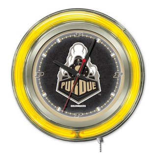 Purdue Neon Clock - Contemporary - Wall Clocks - by Holland Bar Stool ...