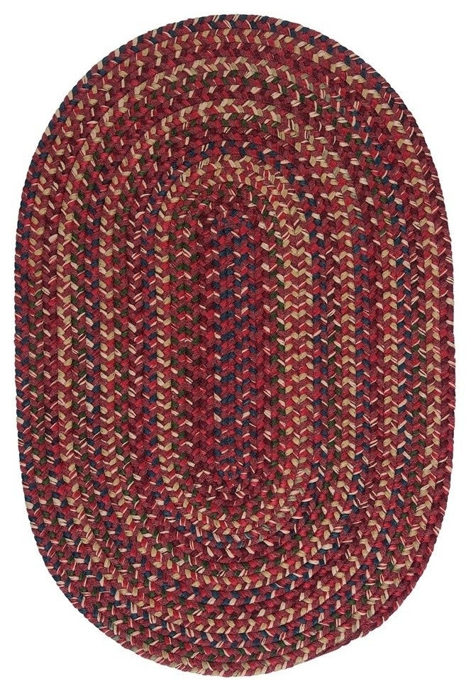 Colonial Mills Midnight MN87 Burnt Brick Traditional Area Rug, 2'x4 ...