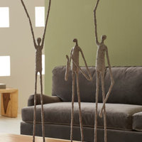 Human Sculpture, Hands Up, Paper Mache - Contemporary - Decorative ...