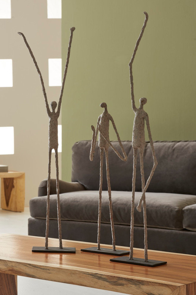 Human Sculpture, Hands Up, Paper Mache - Contemporary - Decorative ...