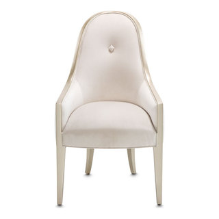 Aico Amini London Place 2 Arm Chair in Creamy Pearl - Contemporary ...