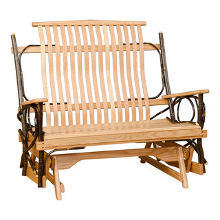Hickory Log Glider - Rustic - Outdoor Gliders - by Furniture Barn USA ...