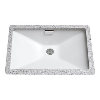 Toto Lloyd Rectangular Undermount Bathroom Sink, Cotton White ...