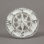 Set of 12 Cast Iron Nautical Compass Rose Cabinet Hardware Knobs Drawer ...