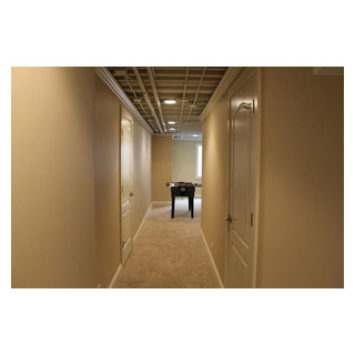 lobby area in the basement Chicago - Traditional - Chicago | Houzz