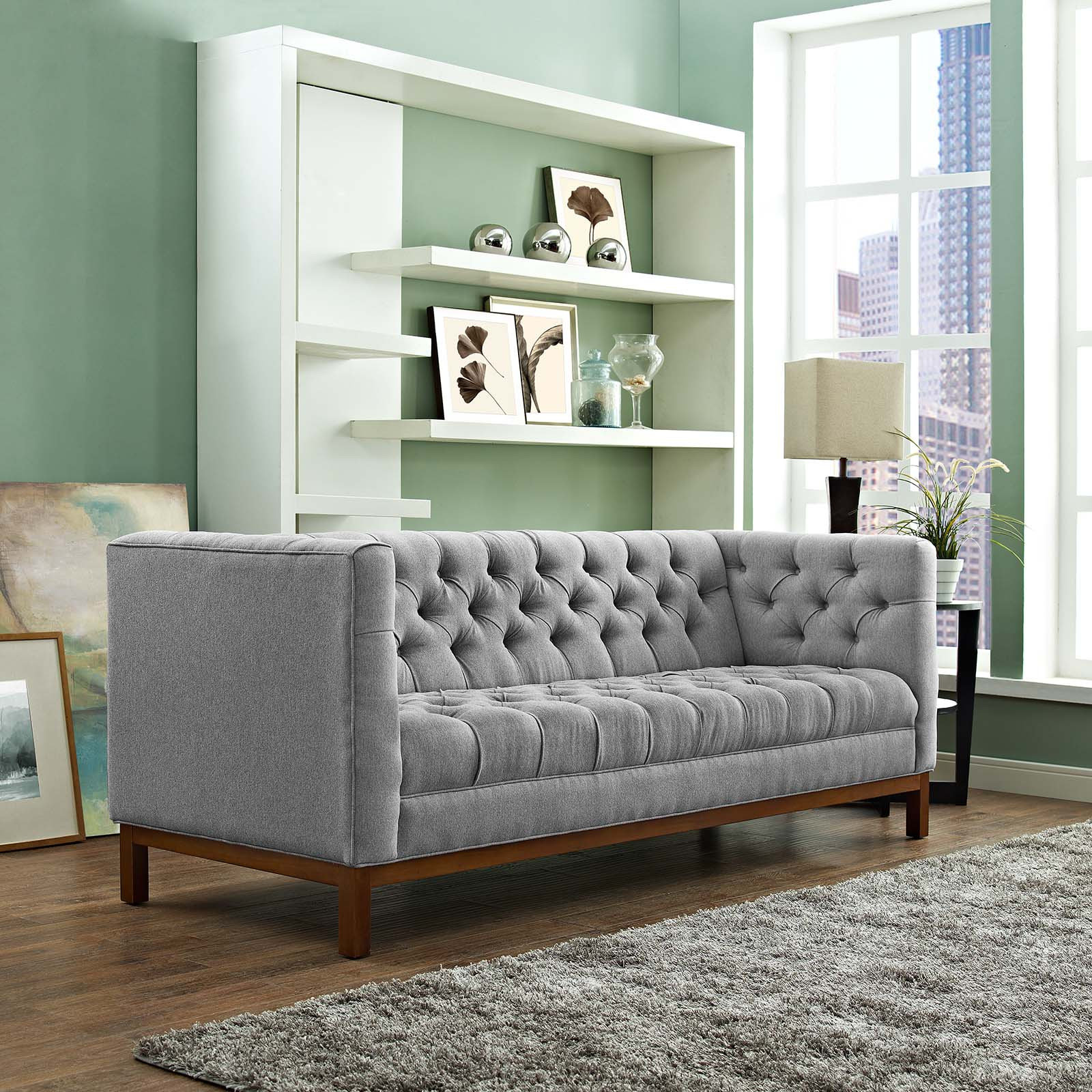MODWAY Panache Upholstered Fabric Sofa - Transitional - Sofas - by ...