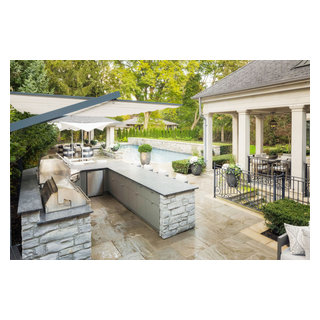Freestanding Retractable Canopy, Oakville - Contemporary - Patio ...