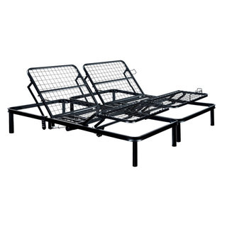 Modern King Adjustable Bed, Metal Frame & Wireless Remote for Extra ...