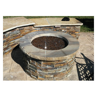 Custom Fire Pit Cap - Houston - by ApexStone | Houzz