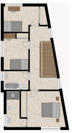 trapezoidal Shaped Layout | Houzz UK