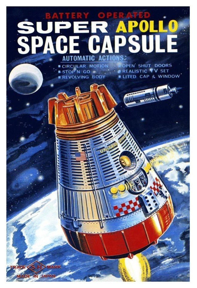 "Battery Operated Super Apollo Space Capsule" Print by Retrorocket, 17 ...