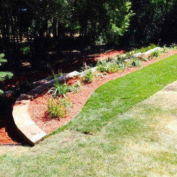 Two Tier Retaining Wall - Photos & Ideas | Houzz