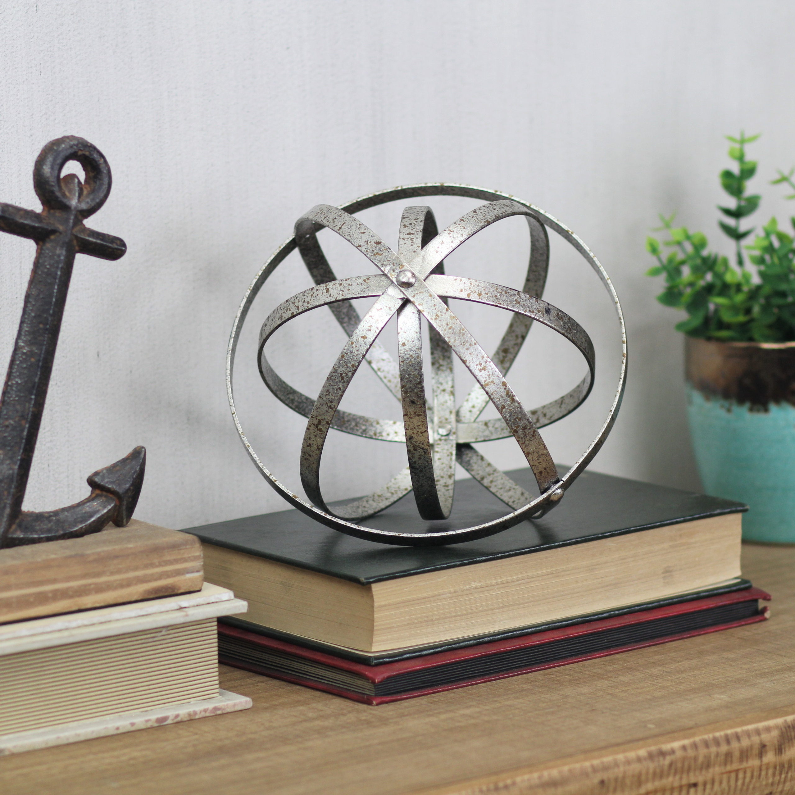 Halley Metal Folding Orb - Contemporary - Decorative Objects And ...