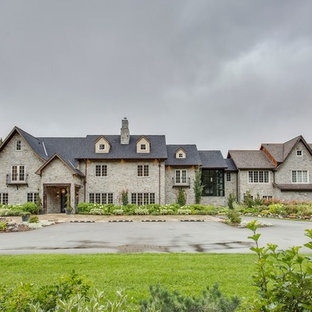 75 Beautiful French Country Gable Roof Pictures & Ideas | Houzz