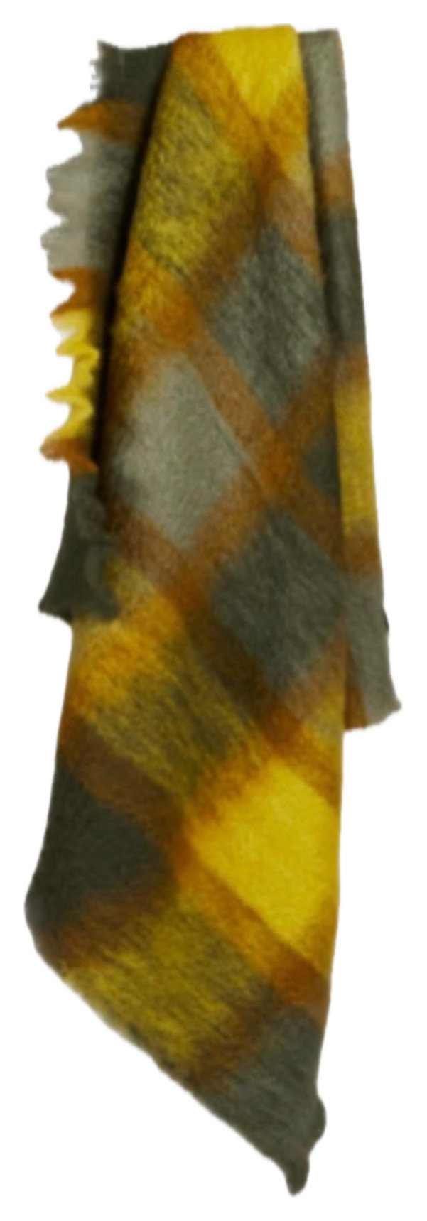 Mustard, Rust And Gray Mohair Throw - Contemporary - Baby Bedding - by ...