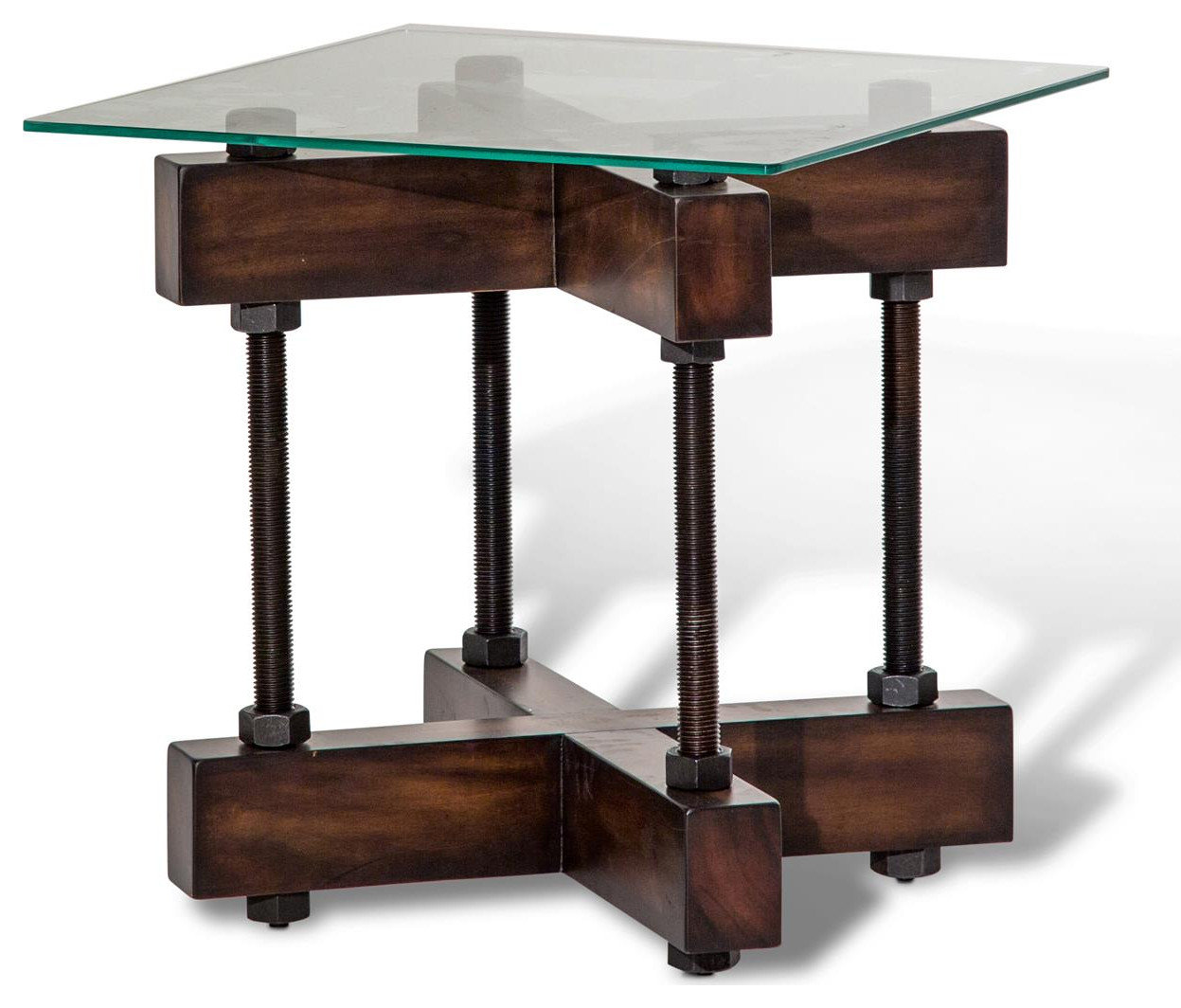 Emma Mason Signature Realm Killington End Table - Industrial - Side ...