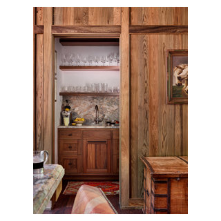 Roswell Horse Farm - Farmhouse - Home Bar - Atlanta - by The Berndsen ...