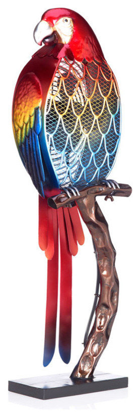 Parrot Figurine Table Fan - Tropical - Electric Fans - by DecoBreeze ...