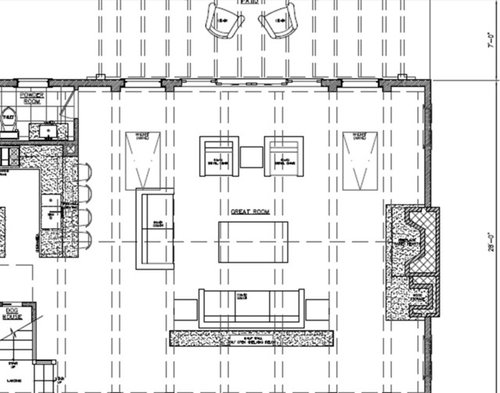 Need help with Great Room Dimensions