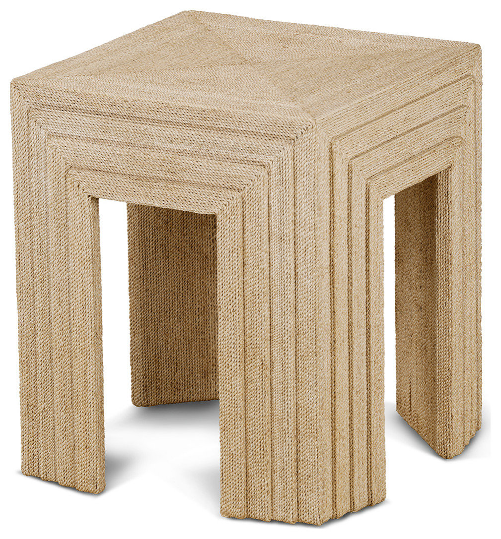 Abaca End Table - Beach Style - Side Tables And End Tables - by ...