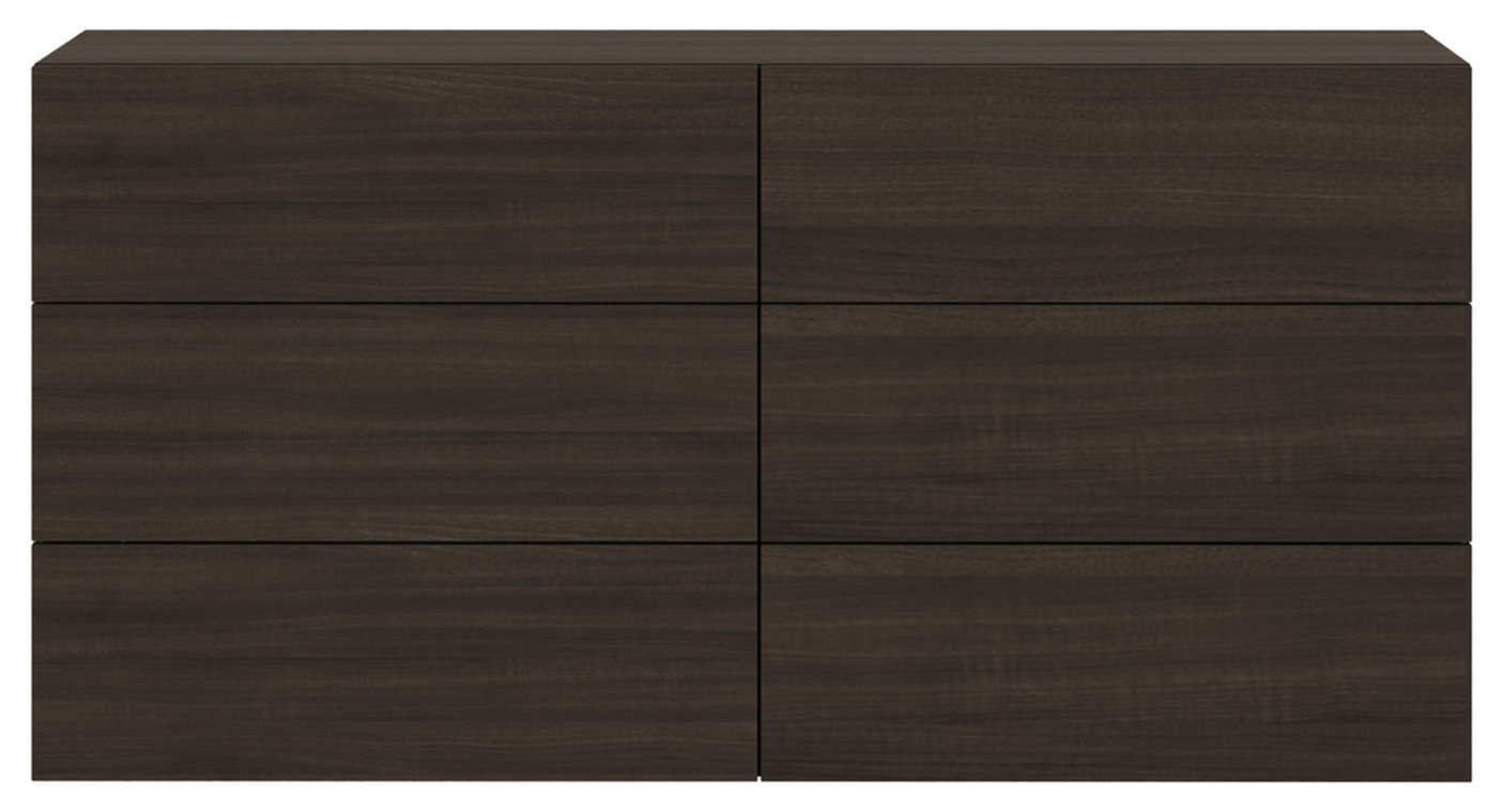 Ayla Dresser, Dark Oak Melamine - Modern - Dressers - by Casabianca ...