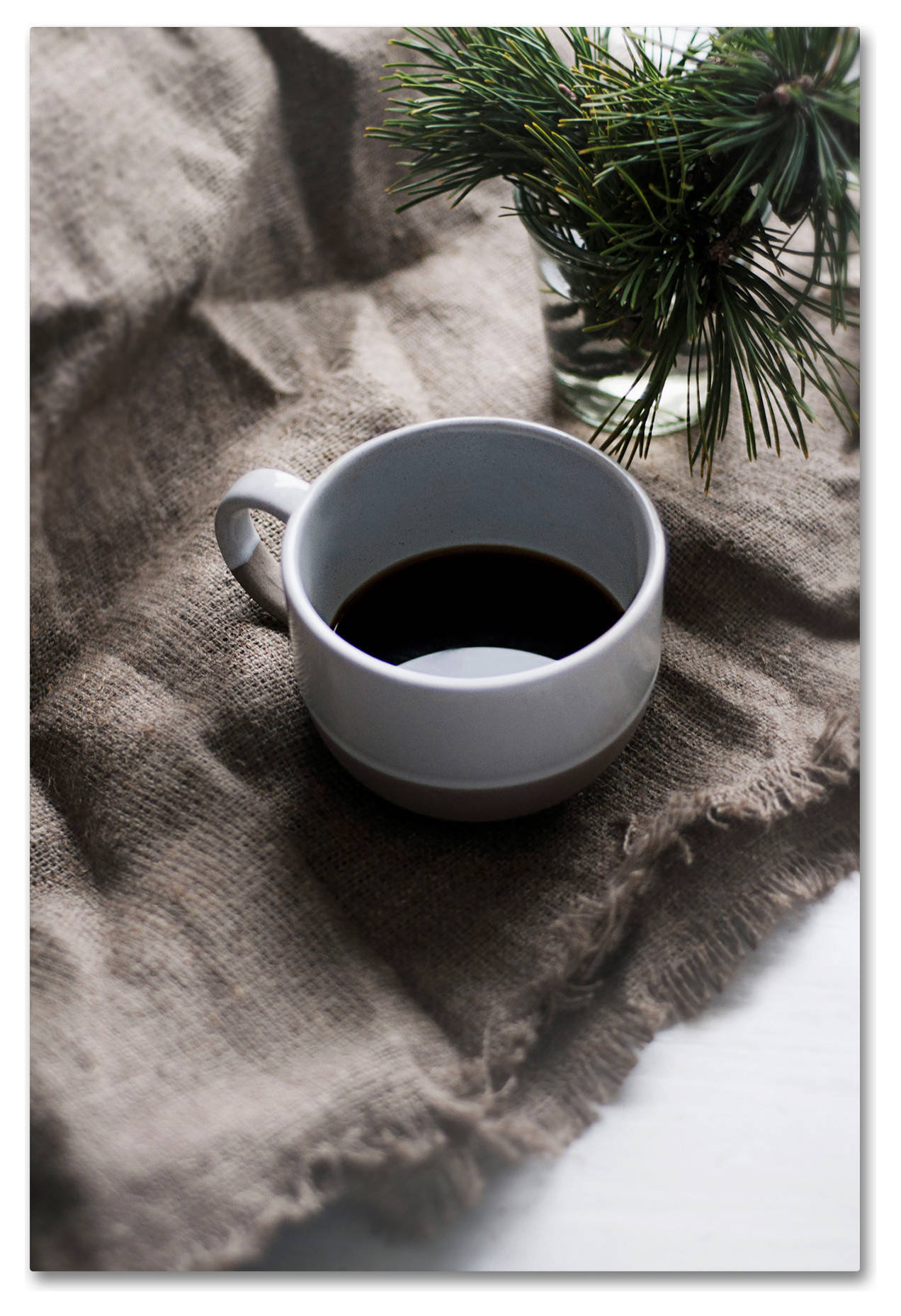 Thomas 'Coffee And Pine' Canvas Art, 32"x 22" - Contemporary - Prints ...